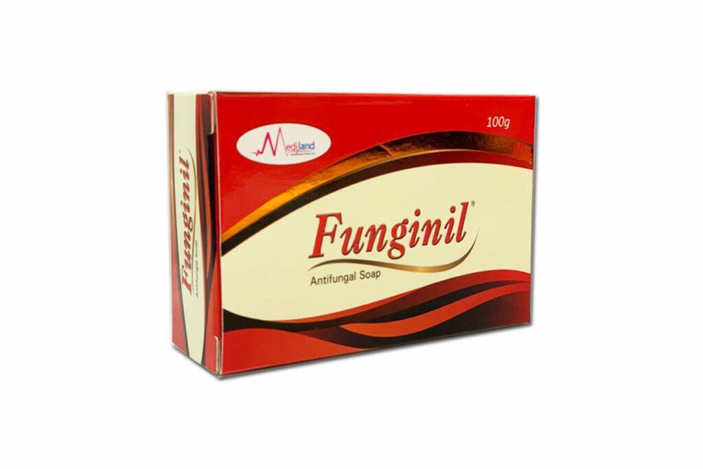 FUNGINIL ANTIFUNGAL SOAP 100G - Jeewaka Pharmacy (PVT) Ltd