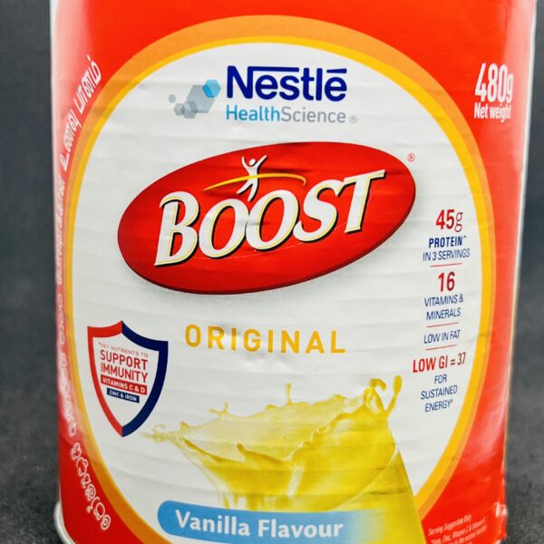 Nestlé BOOST ORIGINAL Vanilla 480g - Jeewaka Pharmacy (PVT) Ltd