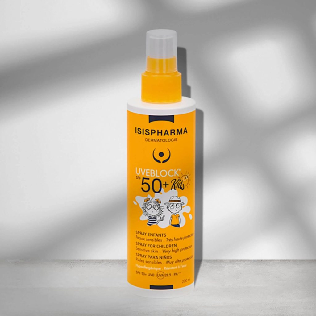 ISISPHARMA Uveblock SPF 50+ Spray Kids X 200ml - Jeewaka Pharmacy (PVT) Ltd